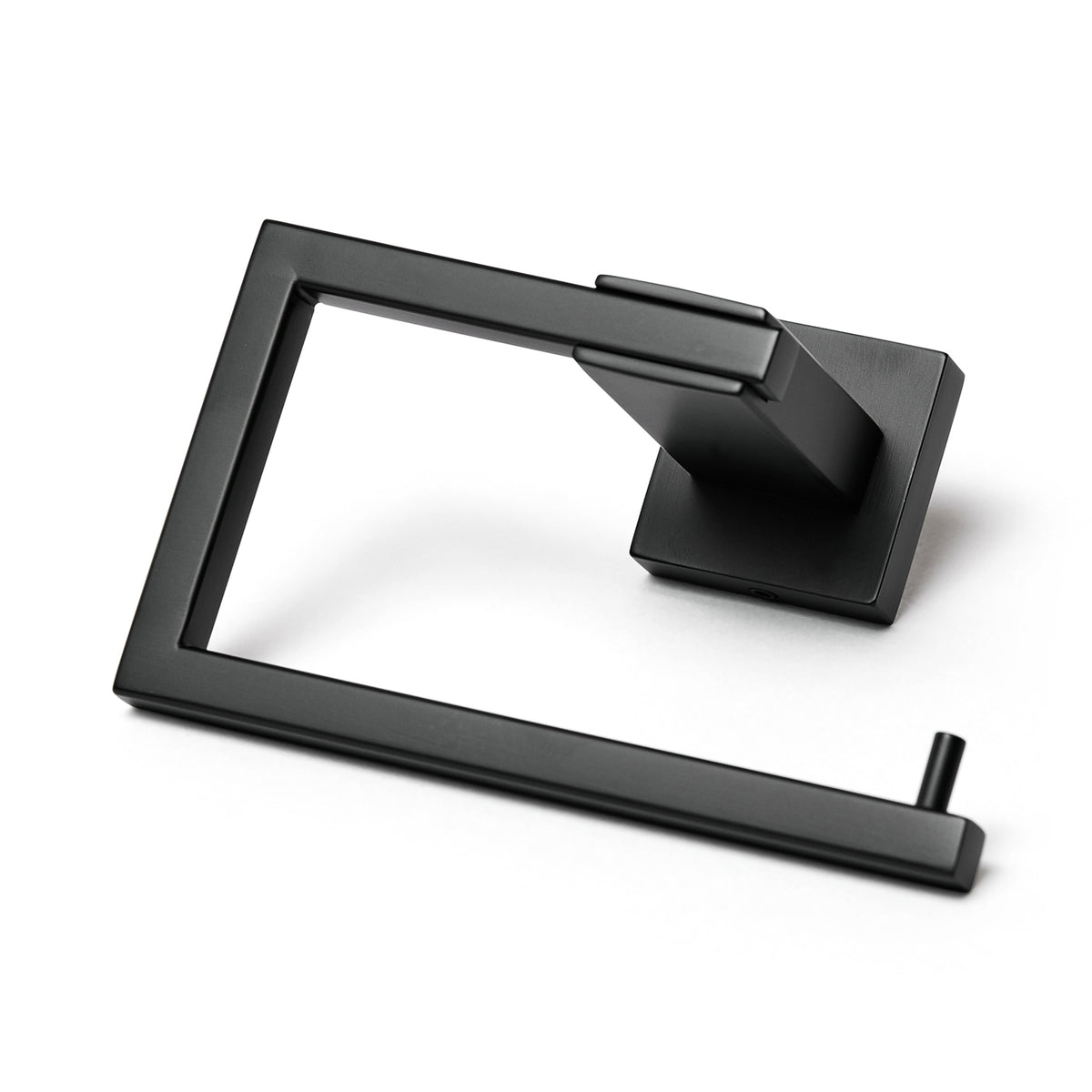 Aurora Toilet Paper Holder - Matte Black – Explore Hardware
