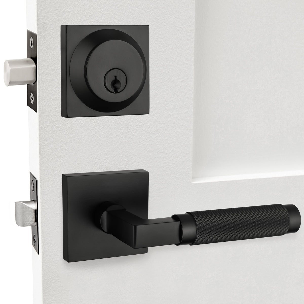 Square Deadbolt - Matte Black – Explore Hardware